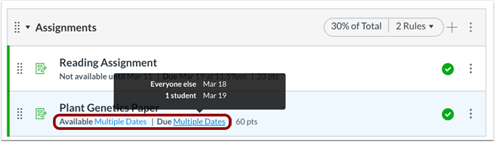 How to add extensions to an assignment for one student – The College Of ...